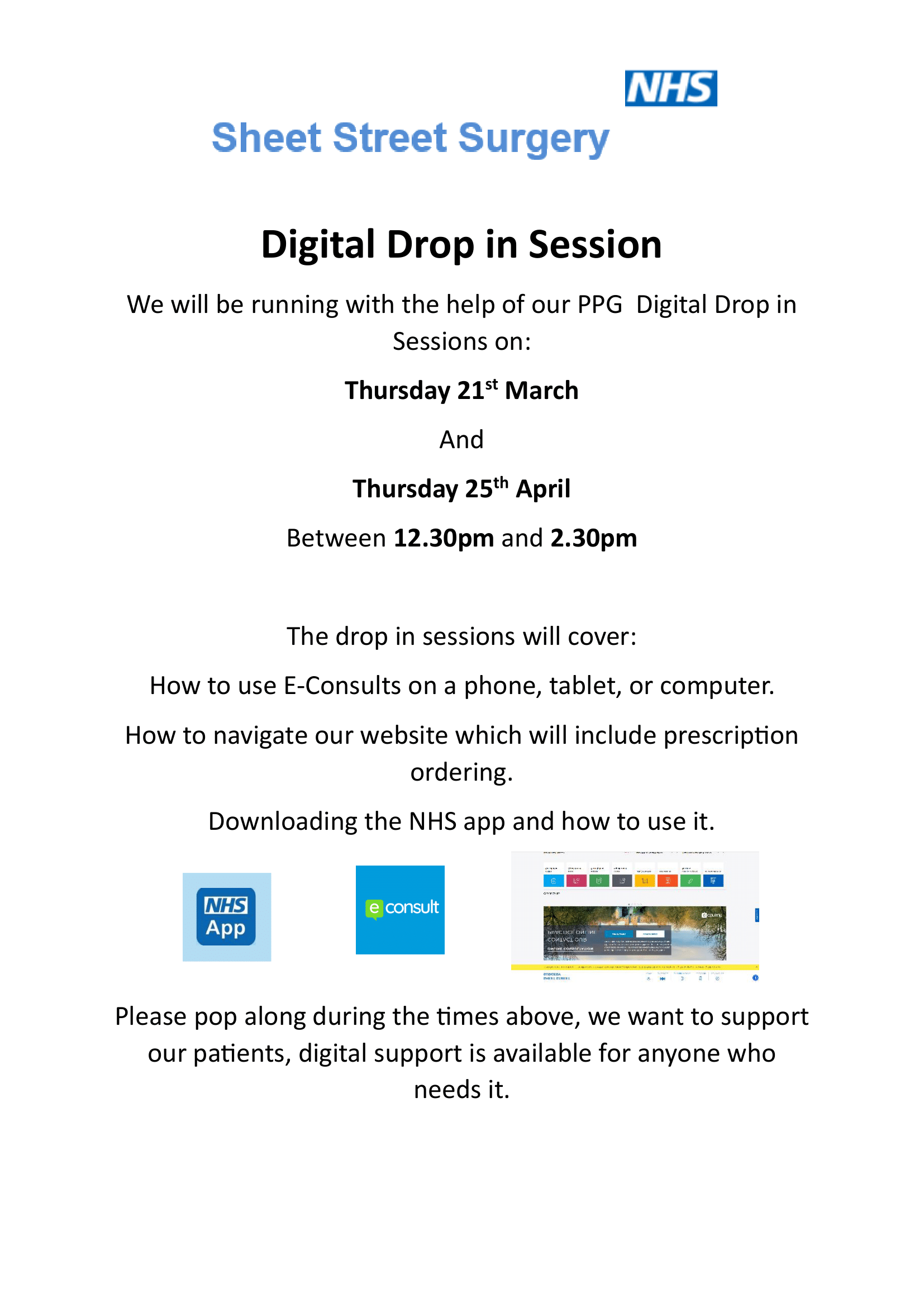 SHEET STREET SURGERY